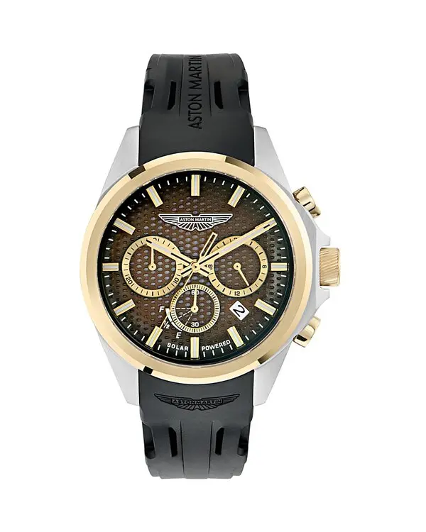 ASTON MARTIN Hlc Solar Chronograph 44mm - Stainless Steel
