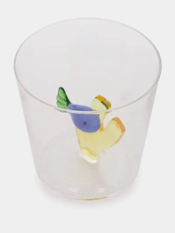 ICHENDORF MILANO Glass Tumbler With Fish And Seaweed Design - Multicolour