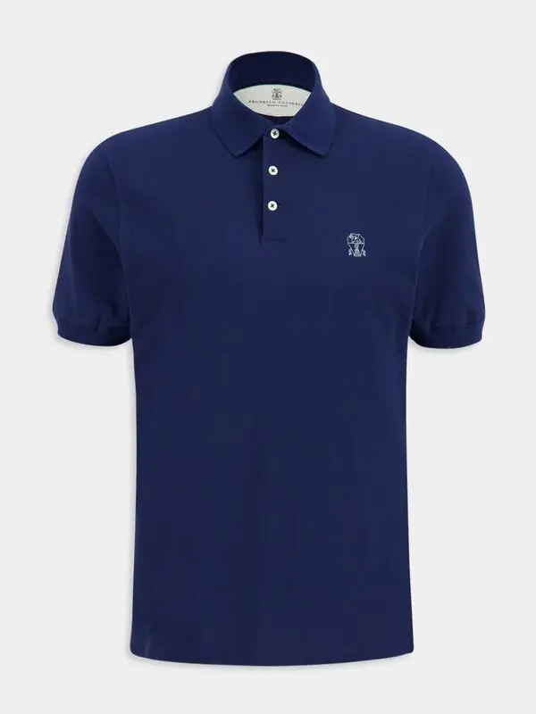 Brunello Cucinelli Cotton Piqué Polo Shirt