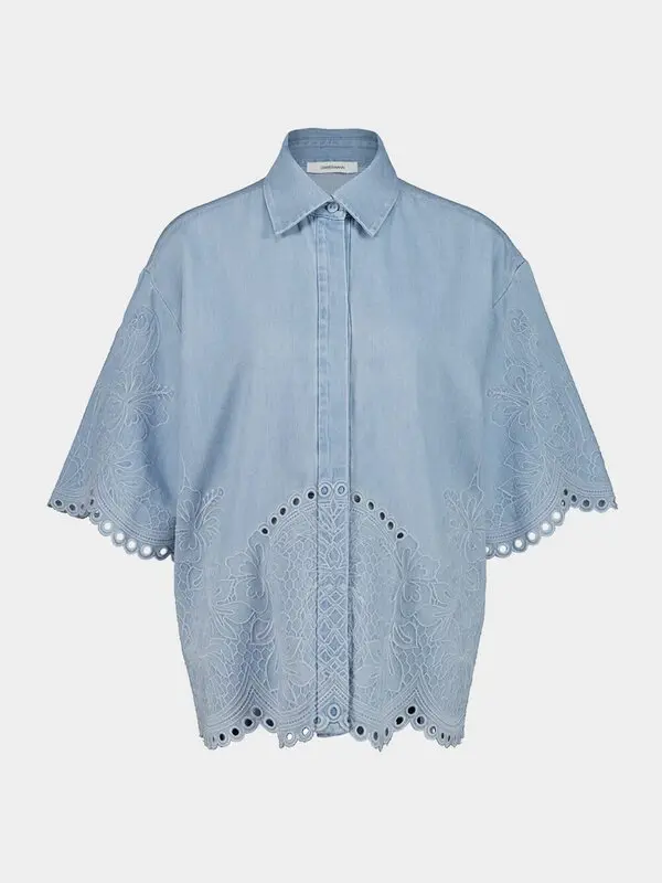 Zimmermann Daylight Denim Shirt - Blue