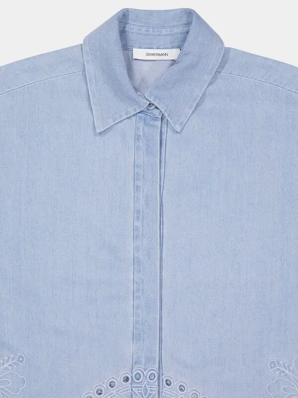 Zimmermann Daylight Denim Shirt - Blue