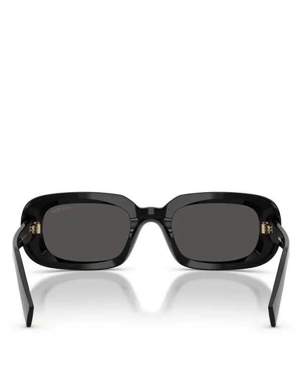 Miu Miu Rectangular Sunglasses 52mm