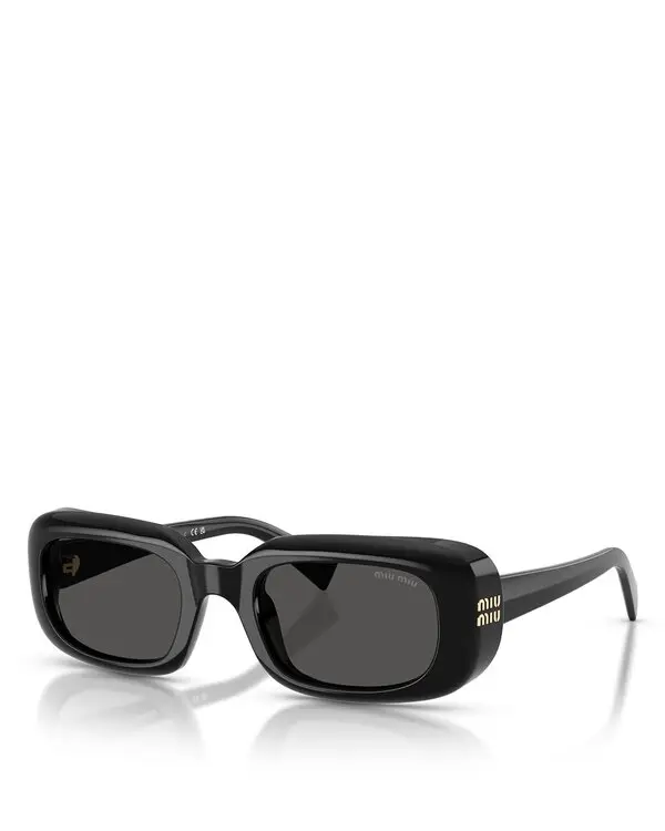 Miu Miu Rectangular Sunglasses 52mm