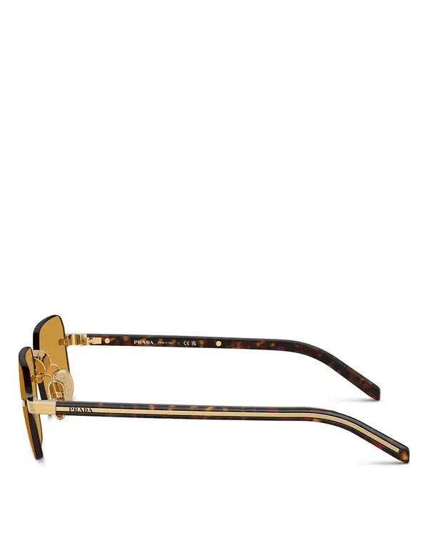 Prada Rectangular Sunglasses - Gold
