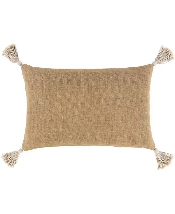 SURYA Marion Lumbar Pillow, 14l X 22w