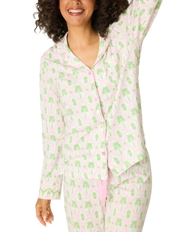 PJ Salvage Playful Print Long Pajama Set