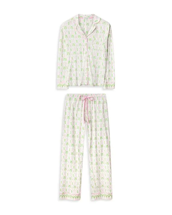 PJ Salvage Playful Print Long Pajama Set