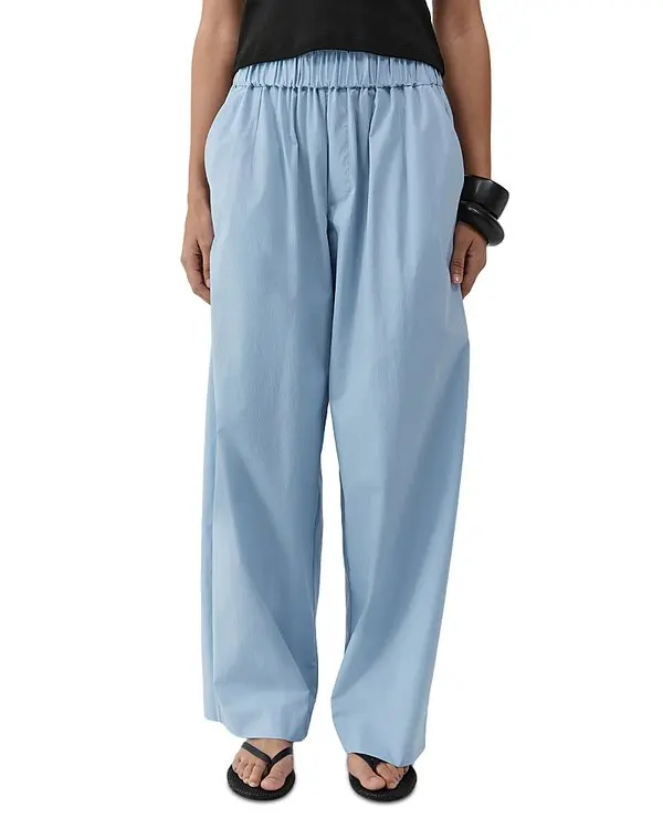 ST. AGNI Everyday Relaxed Pants - Sky