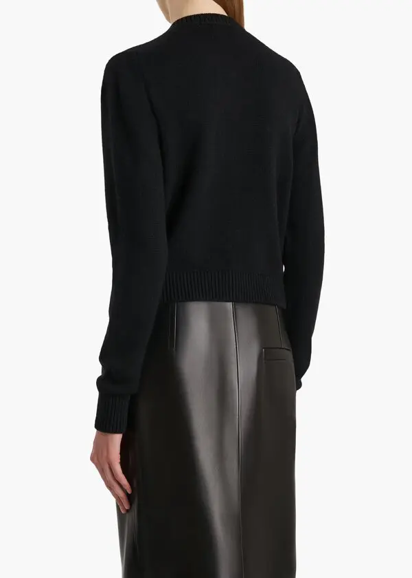 Khaite Everheart Cardigan - Black