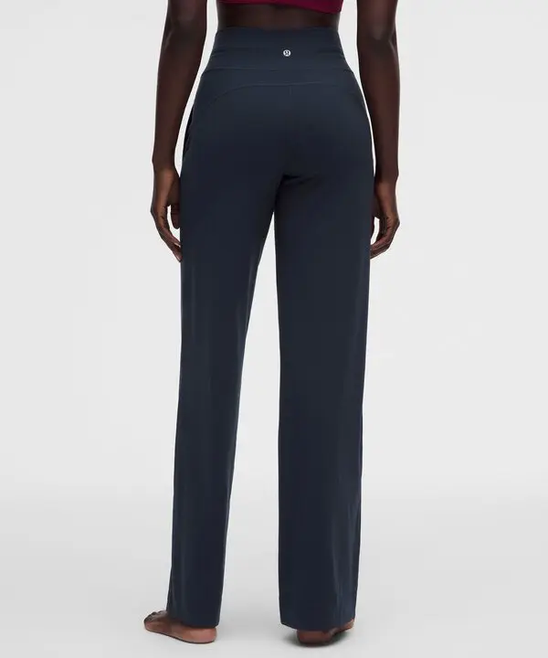Lululemon Groove High-rise Wide-leg Pant - True Navy