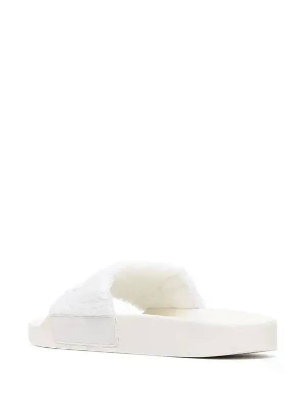 Senso Elly Logo-embroidered Slides - White