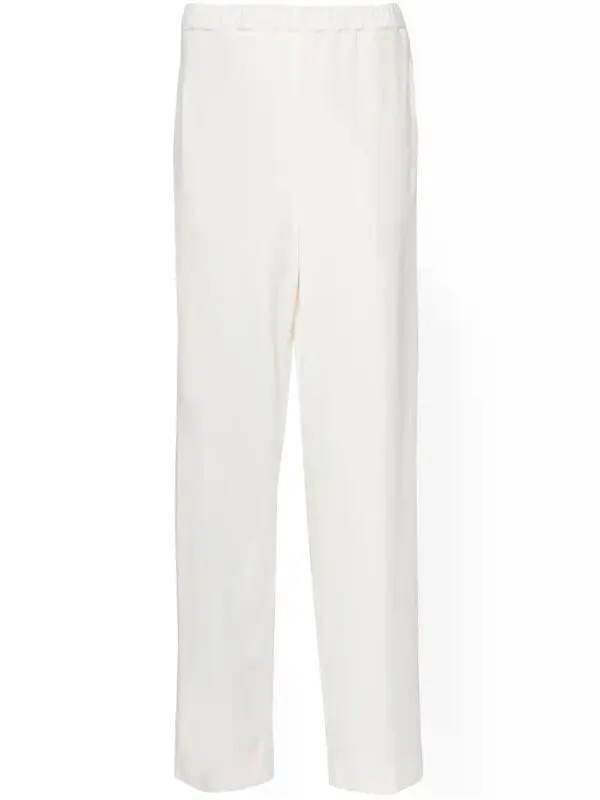 Fabiana Filippi Straight Trousers With Bead-chain Detail