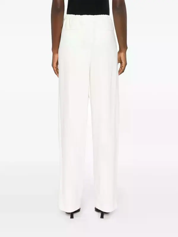Fabiana Filippi Straight Trousers With Bead-chain Detail