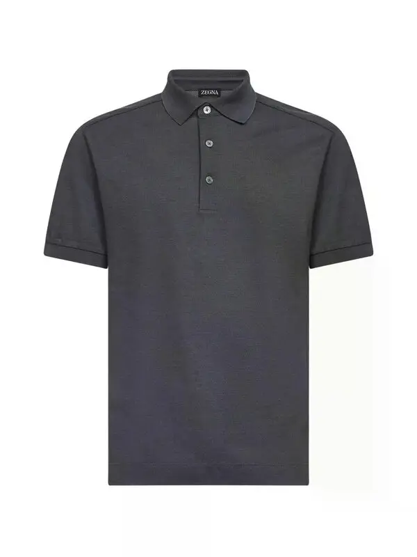 Zegna Button-placket Polo Shirt