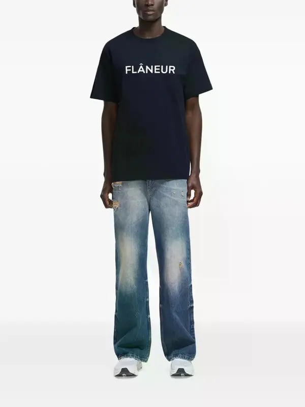 FLANEUR Logo-print T-shirt