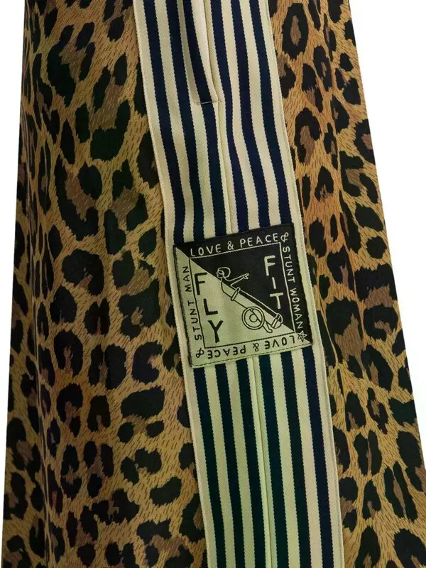 Kapital Leopard-print Midi Skirt