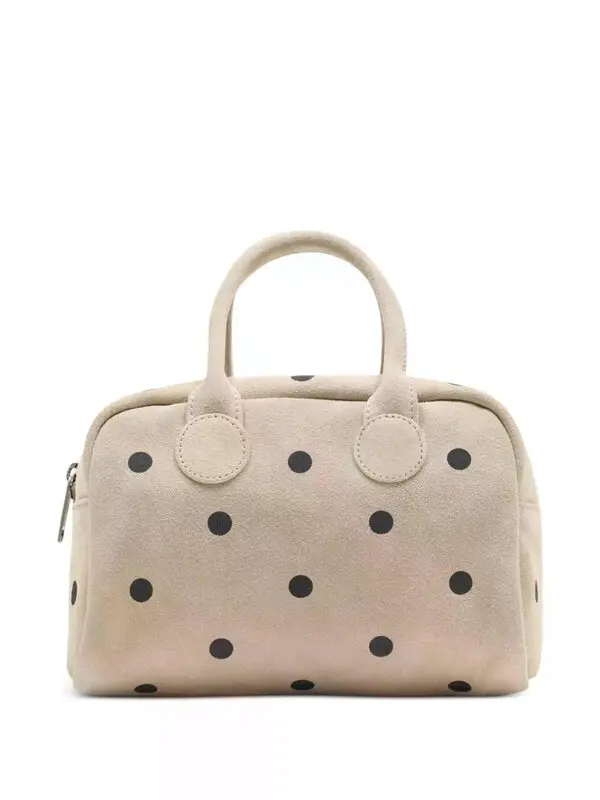 MARGESHERWOOD Polka Dot Bowling Bag - Neutrals