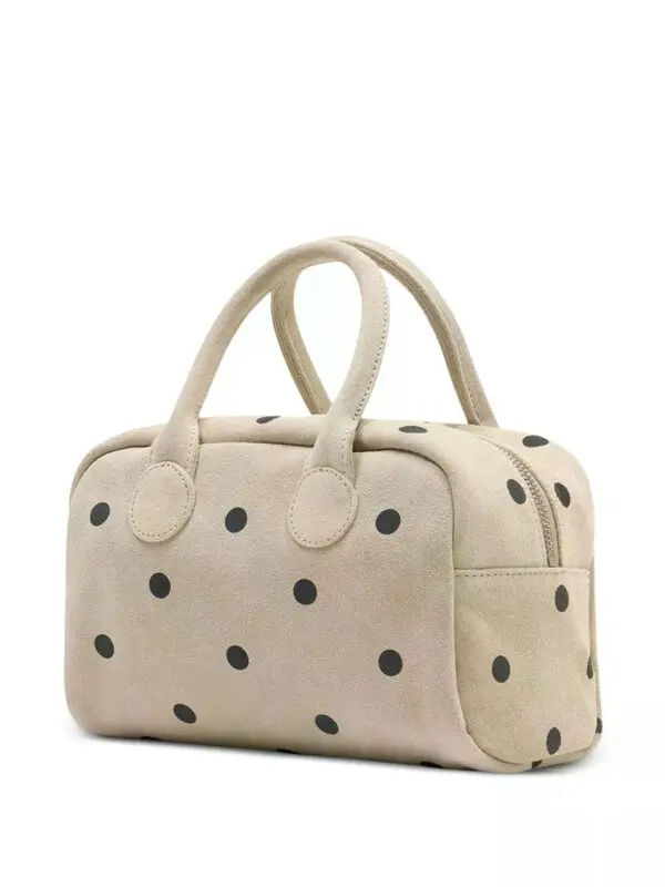 MARGESHERWOOD Polka Dot Bowling Bag - Neutrals