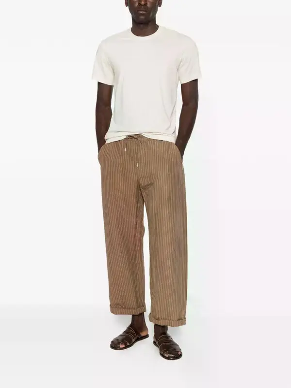 JAMES PERSE Crew-neck T-shirt - Neutrals