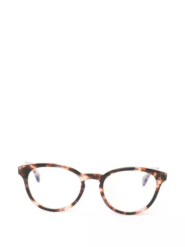 Dita Khaysun Round-frame Glasses - Brown