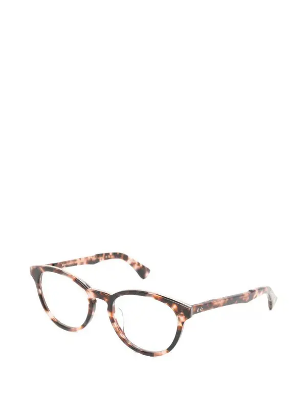 Dita Khaysun Round-frame Glasses - Brown
