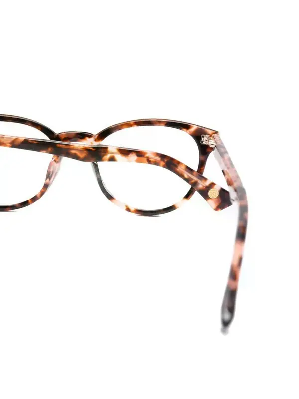 Dita Khaysun Round-frame Glasses - Brown