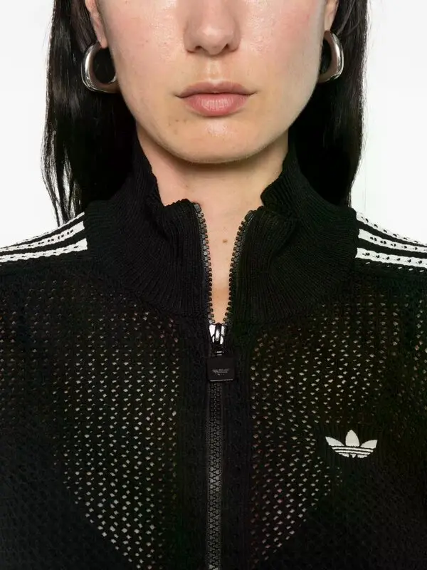 Adidas Three-stripes Zip Cardigan