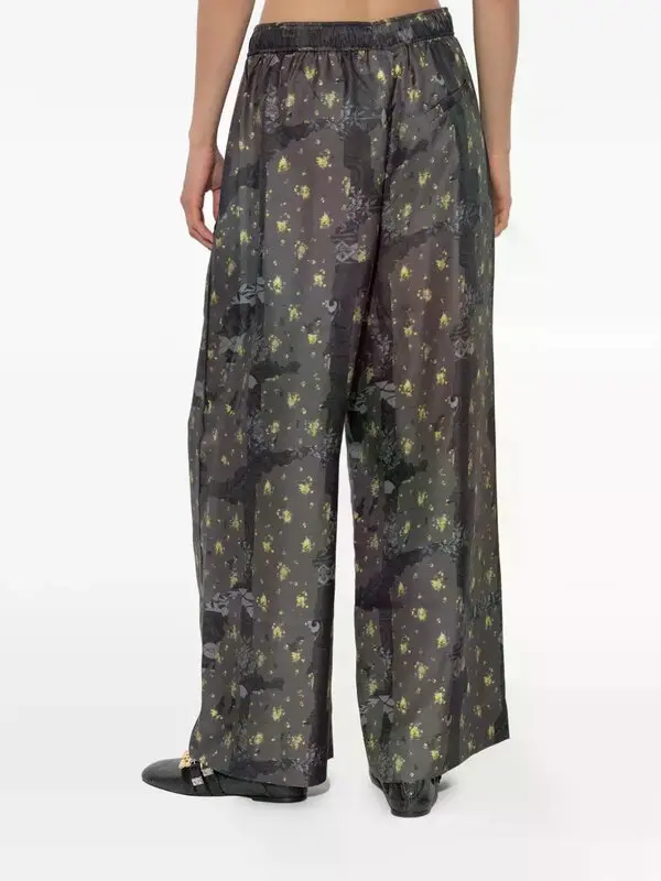 GANNI Floral-pattern Trousers