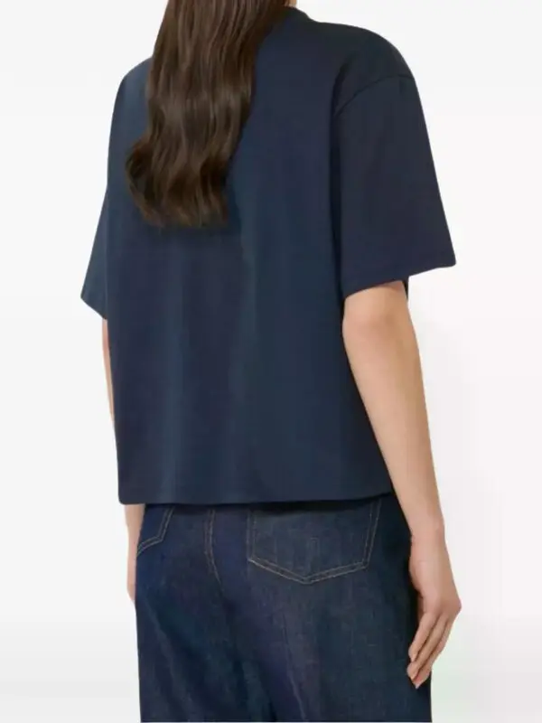 Max Mara Shell-print Cotton T-shirt