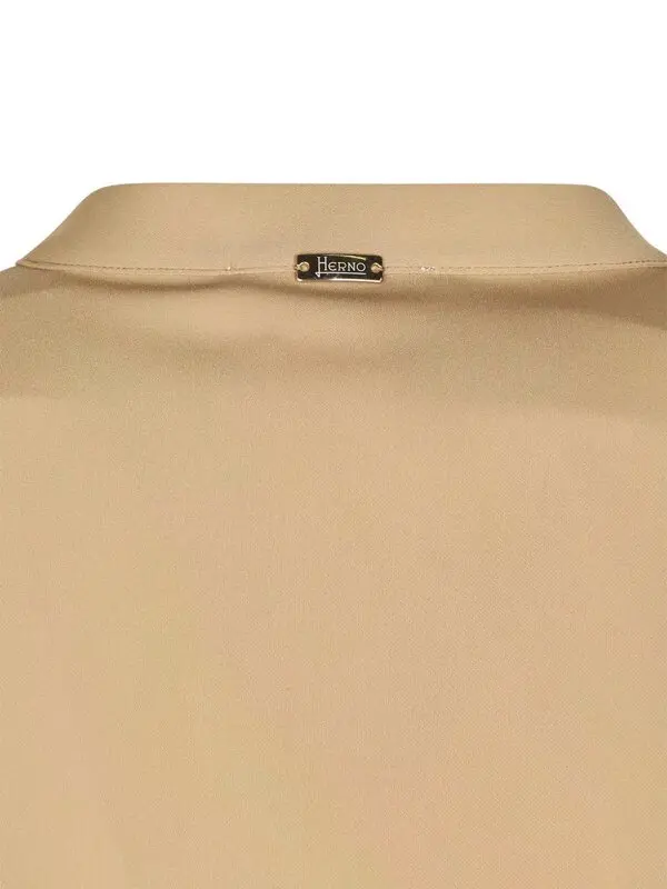 Herno Belted Midi Dress - Neutrals
