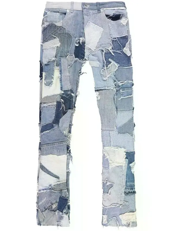 GALLERY DEPT. Logan Patchwork Straight Jeans - Blue