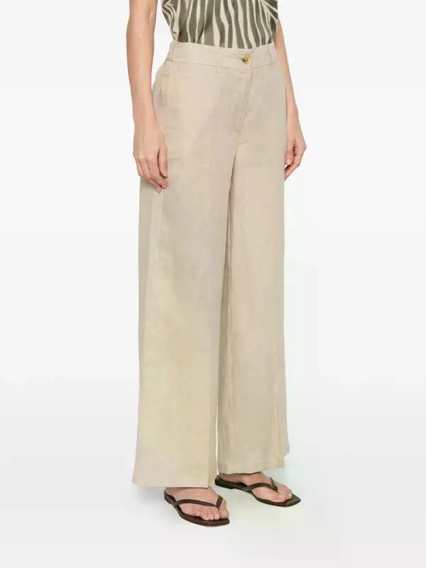 PENNYBLACK Wide Leg Linen Trousers