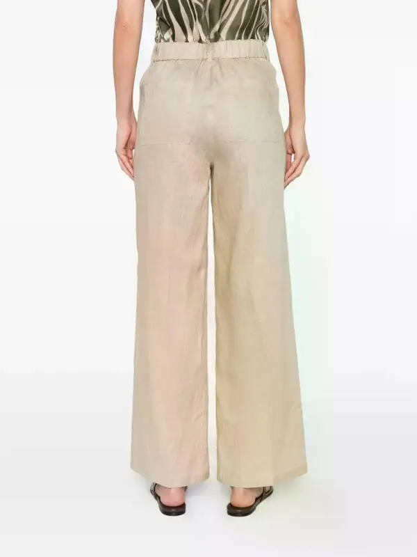 PENNYBLACK Wide Leg Linen Trousers