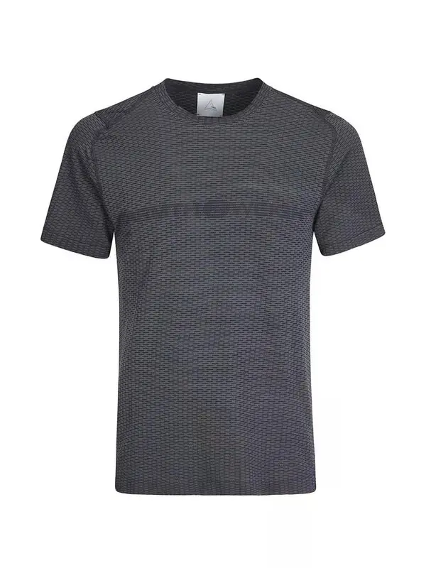 ROA Textured Crewneck T-shirt