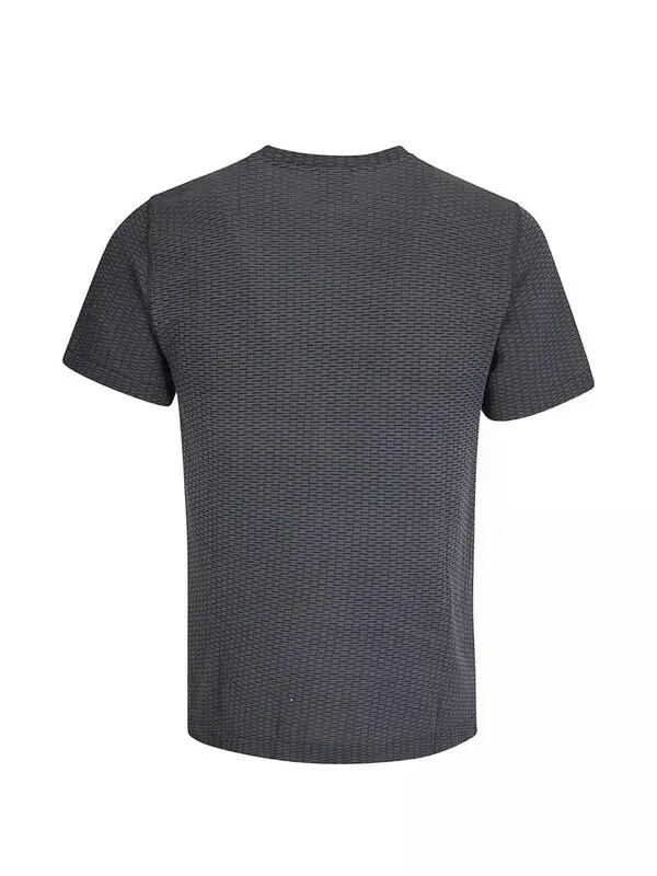 ROA Textured Crewneck T-shirt