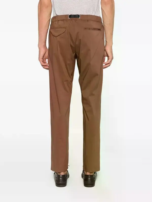WHITE SAND Belted Trousers