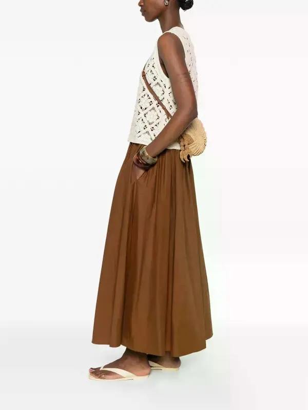 FORTE_FORTE Pleated Midi Skirt
