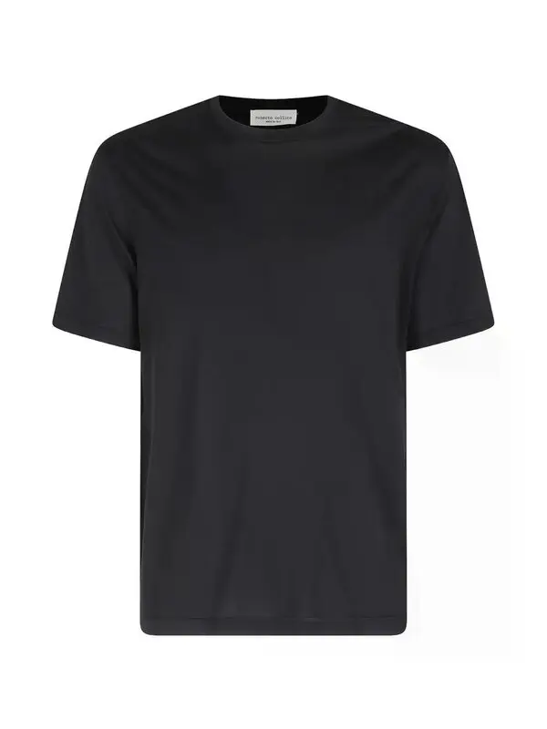 ROBERTO COLLINA Crew-neck T-shirt - Black