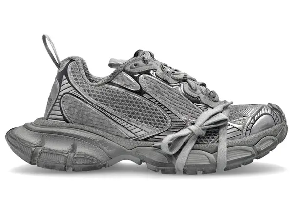 Balenciaga 3xl Wornout Sneakers - Grey/black
