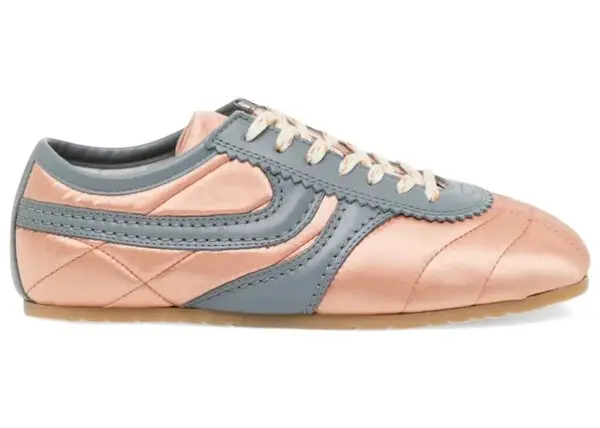 Dries Van Noten Satin Sneakers - Blush