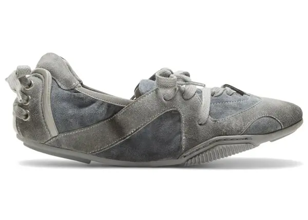 Acne Studios Lace-up Suede Sneakers - Multi Grey