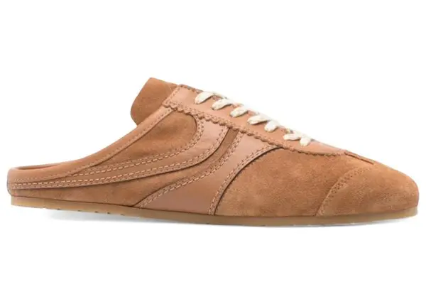 Dries Van Noten Leather Suede Slip-on Sneakers - Brown