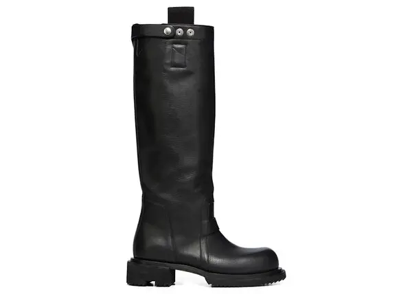Rick Owens Knee Pull-on Gabe Boots - Black