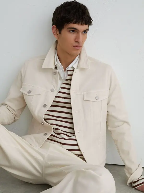 REISS Regent Jacket - White