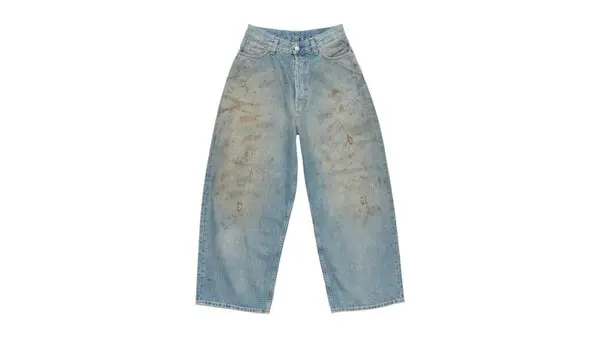 Acne Studios Wide-leg High-waisted Jeans - Blue