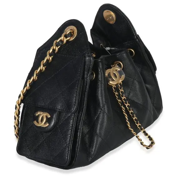 Chanel Quilted Caviar 25 Hobo