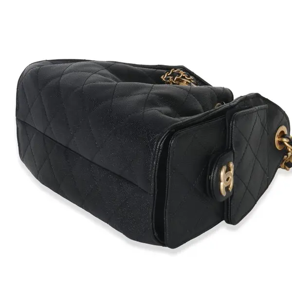 Chanel Quilted Caviar 25 Hobo