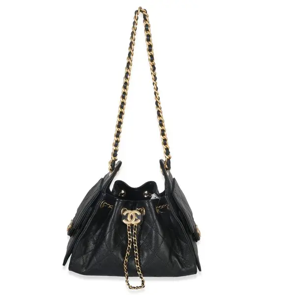 Chanel Quilted Caviar 25 Hobo