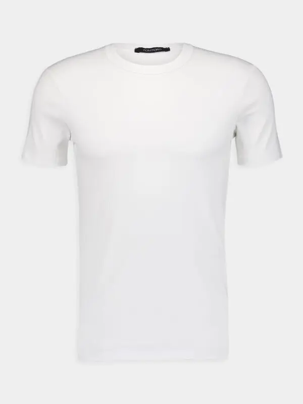 TOM FORD Cotton Crewneck T-shirt - White