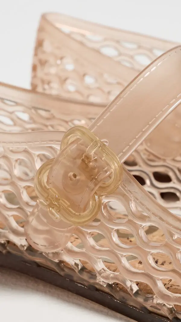 Sam Edelman Michaela Jelly Flats - Transparent Brown